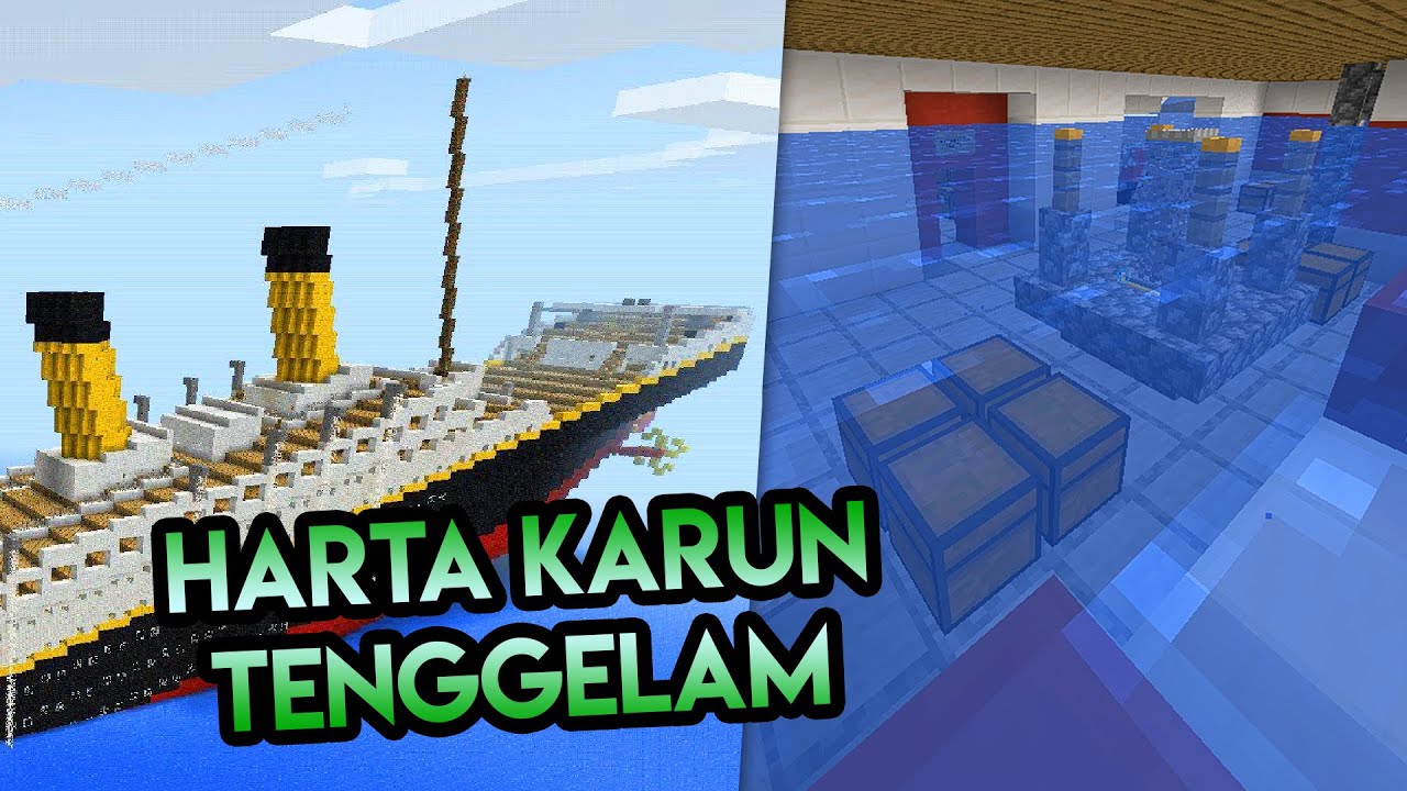 AKU RAMPOK KAPAL TITANIC MINECRAFT!!! #2 - YouTube