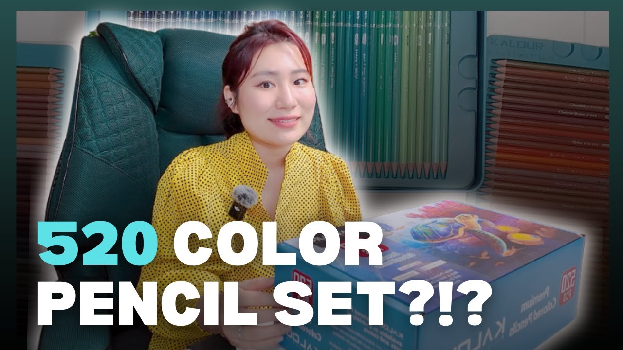 Unboxing the Massive Kalour 520 Colored Pencil Set! 🎨🖍️ - YouTube