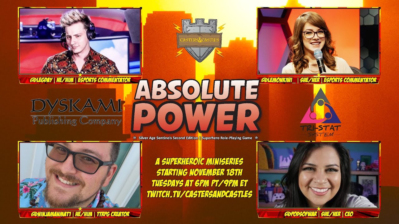 Absolute Power TTRPG Episode 1-1 - YouTube