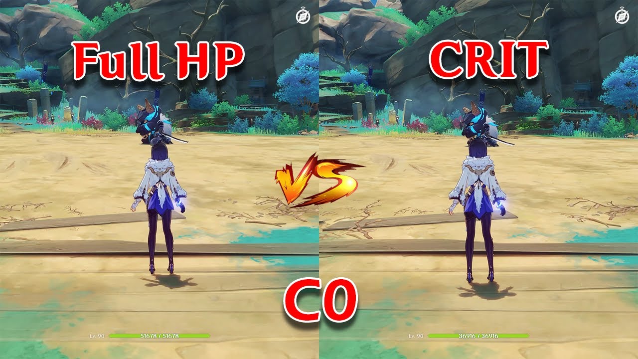 Yelan HP Build vs CRIT Build!! which is the best? Gameplay COMPARISON ...