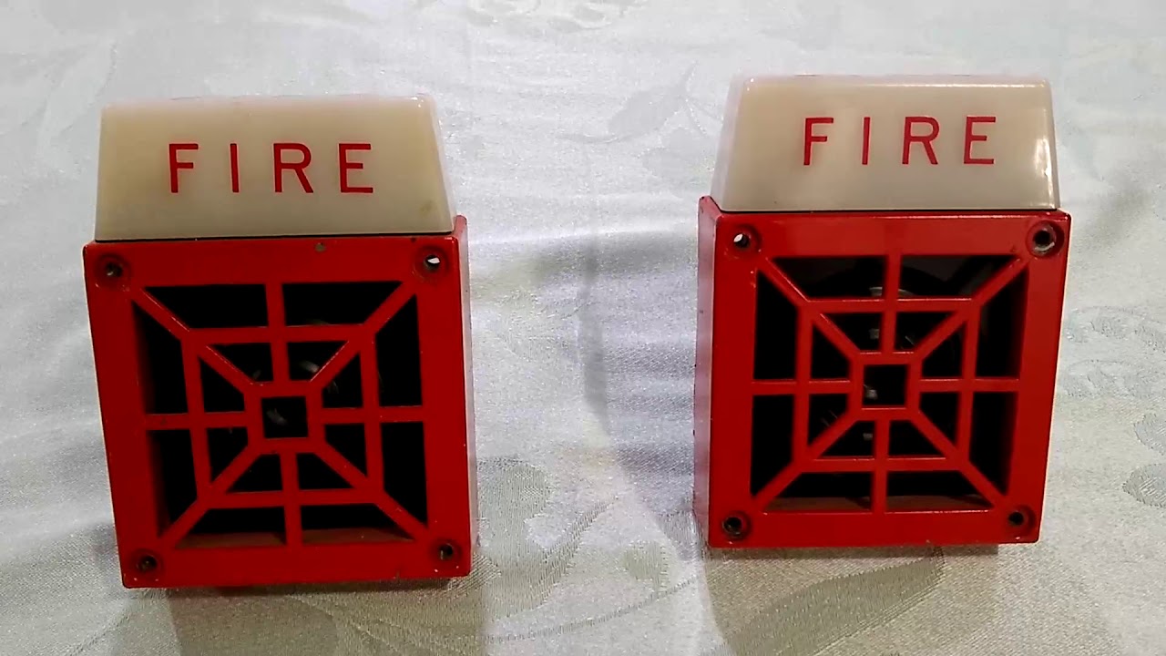 Rare and interesting Wheelock fire alarms - YouTube