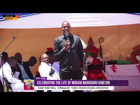 Emotional Ndirangu akiaria ciigie Cucu wa Ndirangu 