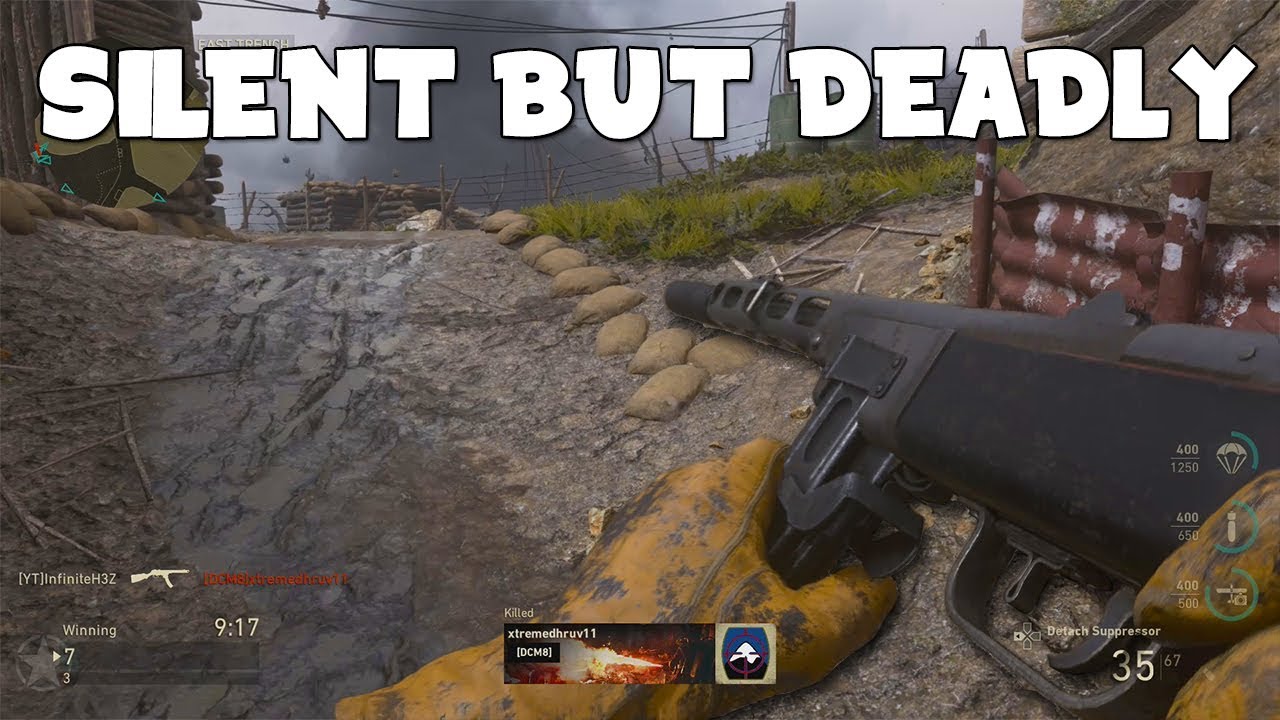 SILENT BUT DEADLY || PPSH Gameplay || Call of Duty WW2 Private Beta ...