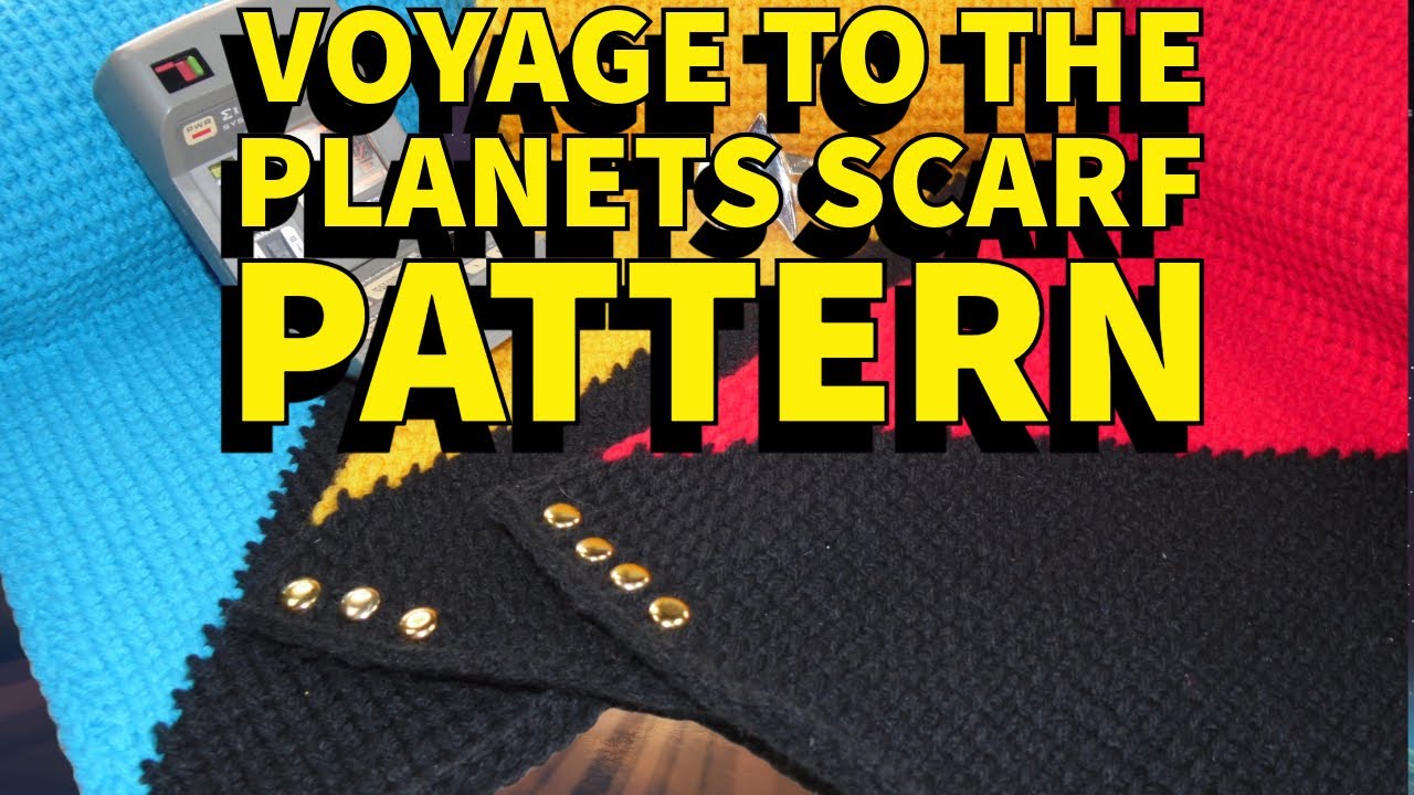 Tunisian Crochet Scarf, How to Increase and Decrease colors - YouTube