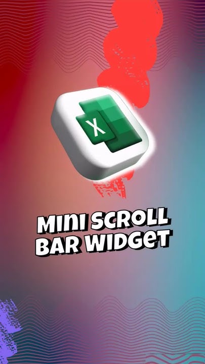 Apply Mini Scroll Bar Widget in Excel #short #shorts #excelviral #fyp - YouTube