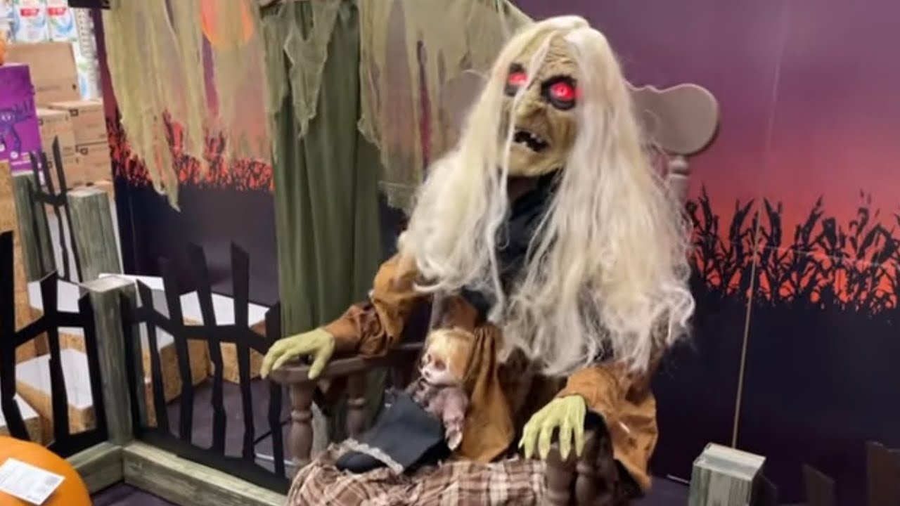 New 2021 Home Depot Rocking Chair Babysitting Witch Halloween ...