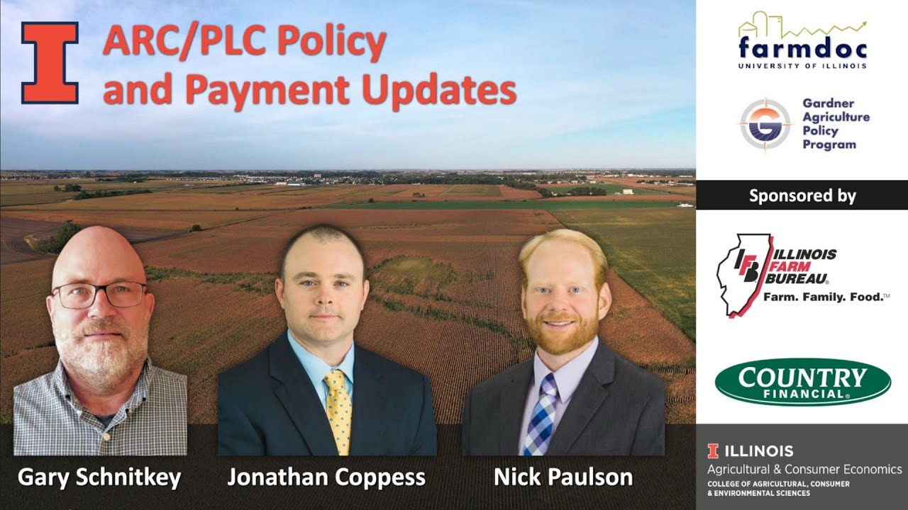 ARC/PLC Policy and Payment Updates September 27, 2019 - YouTube