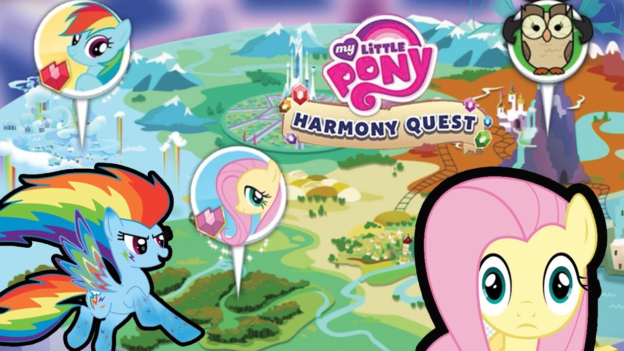 My Little Pony: Harmony Quest - Find Rainbowdash and Fluttershy Crystal ...