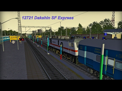 [MSTS] Indian Railways : 12721 Dakshin SF express activity gameplay ...