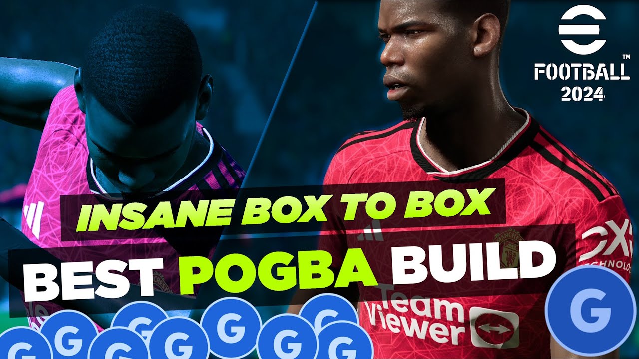 eFootball 2024™ | BEST Paul Pogba Build - Great Player ID & Insane Box ...