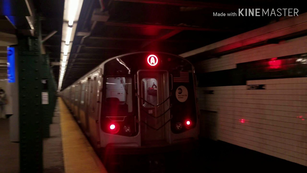 MTA: r179 A via 6 Avenue local announcements - YouTube