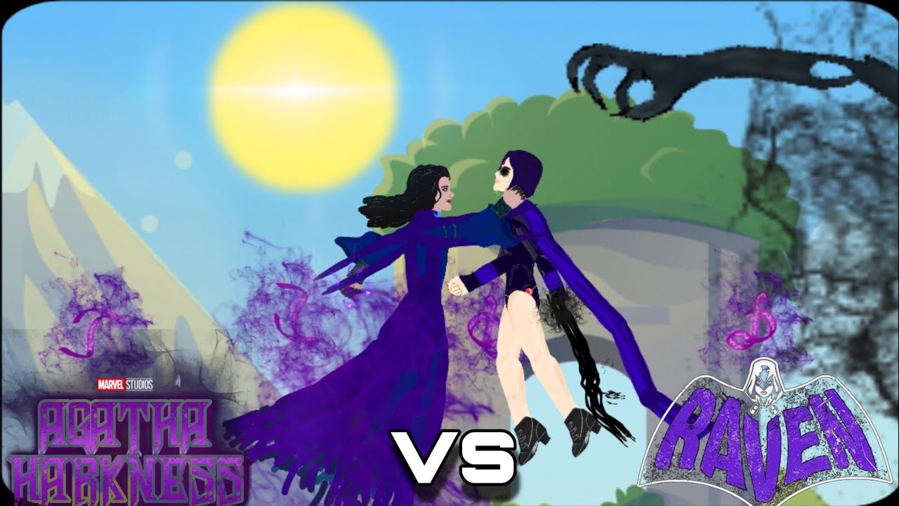 AGATHA VS RAVEN (drawing cartoons 2) - YouTube