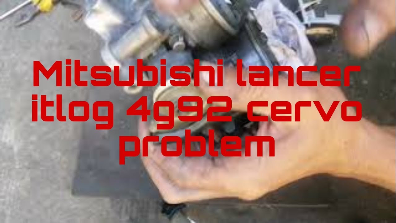 how to clean cervo mitsubishi lancer itlog 4g92 - YouTube