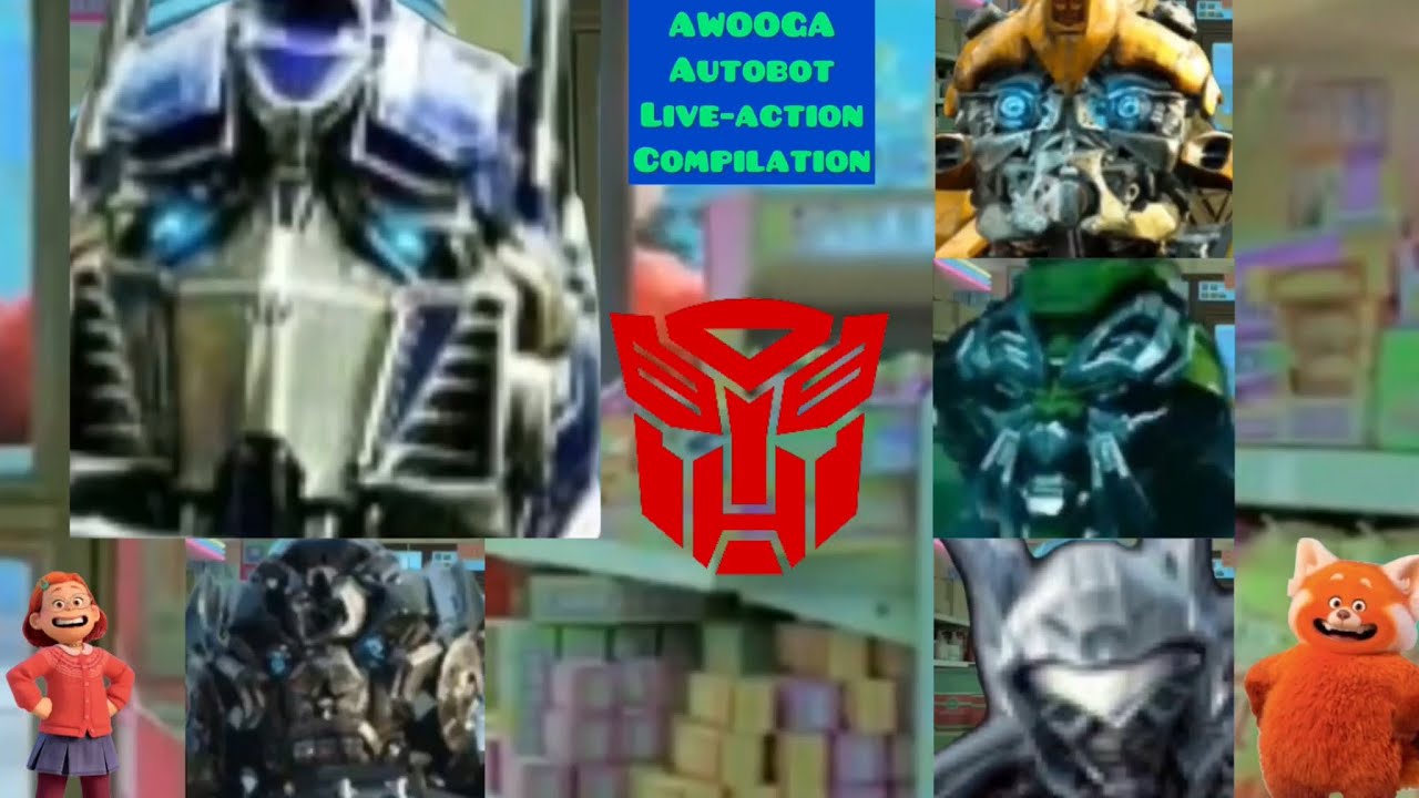 🦝AWOOGA Autobot live-action compilation🦝 - YouTube