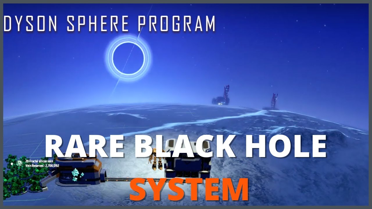 PLANET ORBITING A BLACK HOLE - Dyson Sphere Program - YouTube