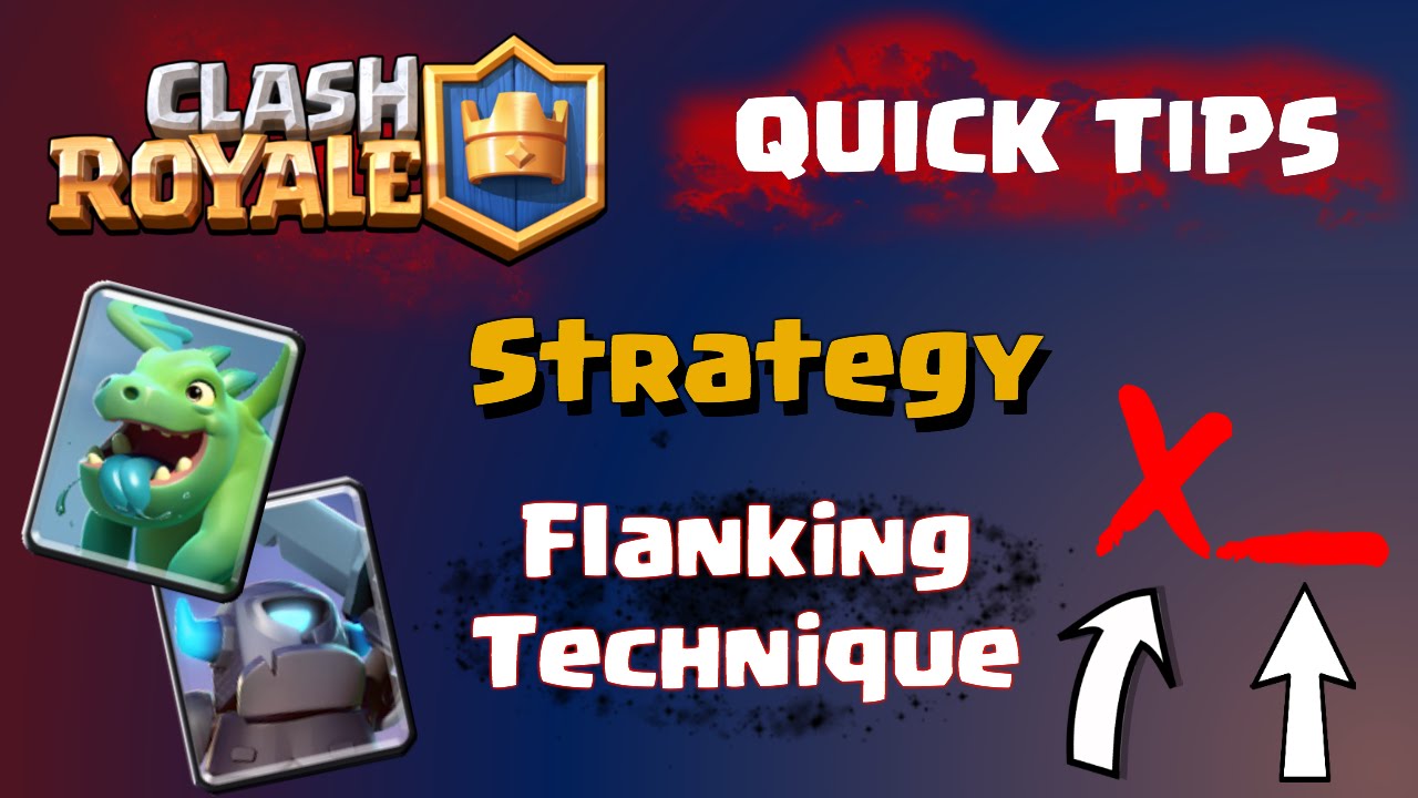 Clash Royale | How To Flank Attack Strategy - Clash Royale Quick Tips ...