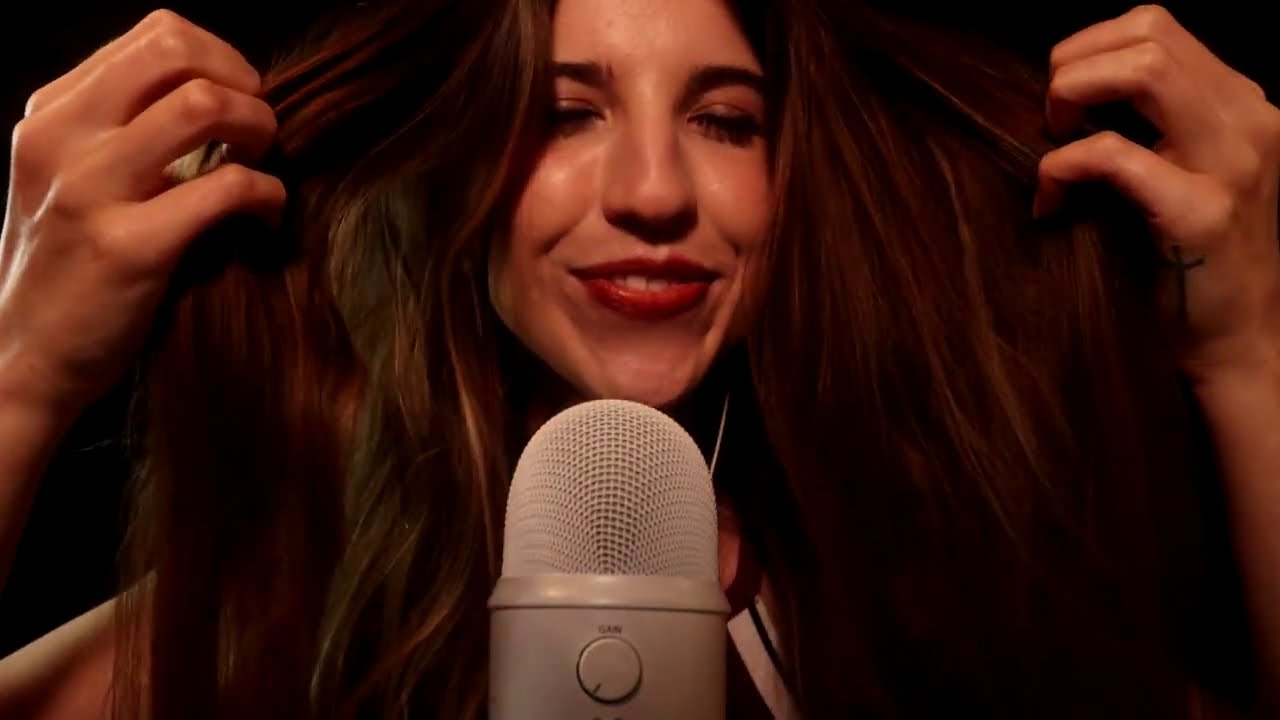 Skin Caressing & Hair Brushing 🥰 ASMR (+ Collarbone Tapping!) - YouTube