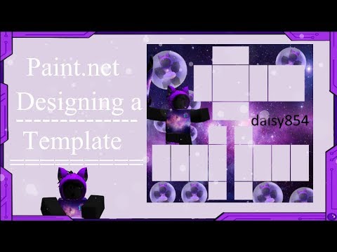 Roblox Designing a template (Paint.net) - YouTube
