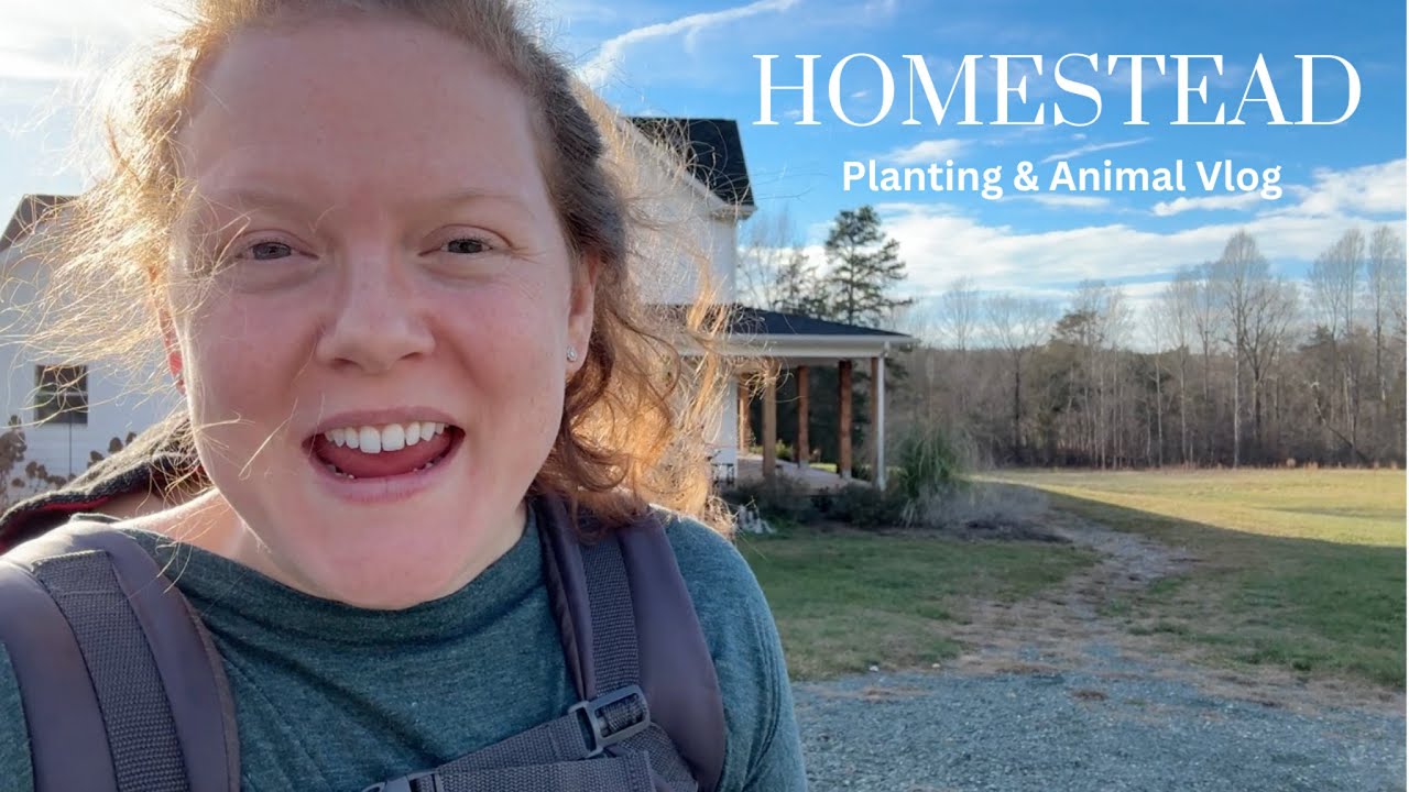 Homestead VLOG | Planting & New Animals Arrive 🧄🪻 - YouTube