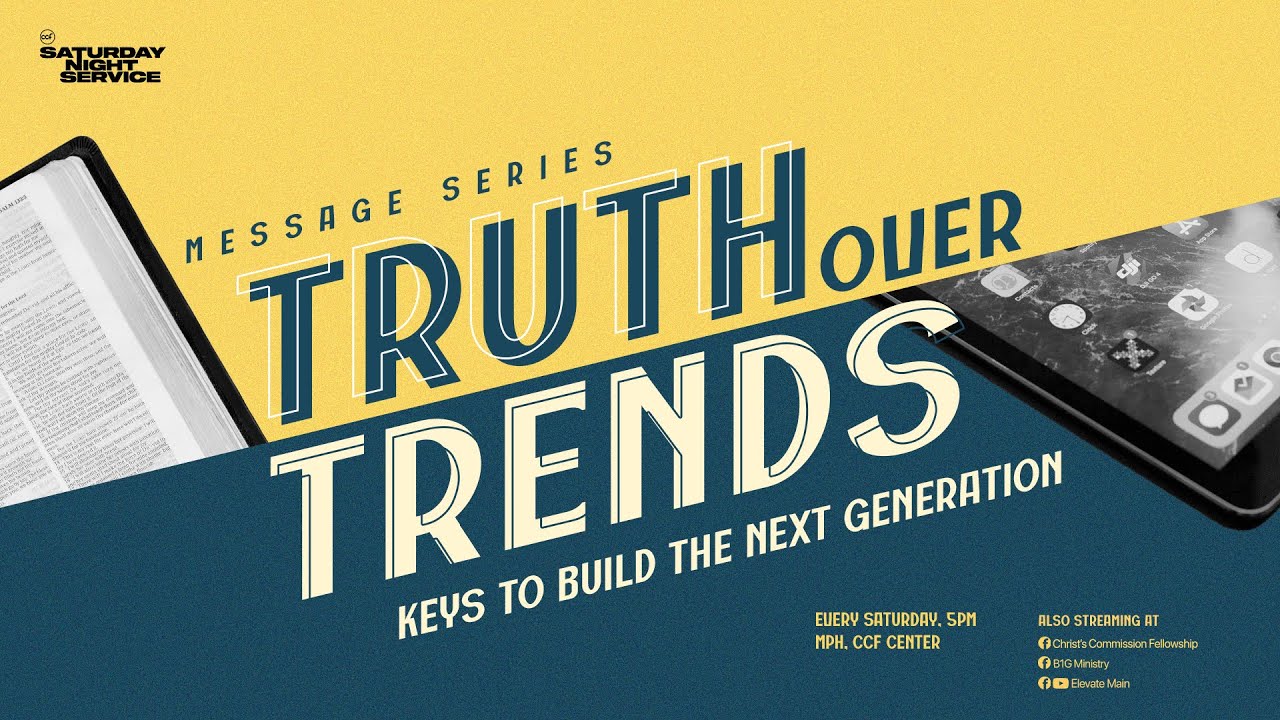 Truth Over Trends | Let Jesus Conquer Your Giants | Pastor Ricky ...