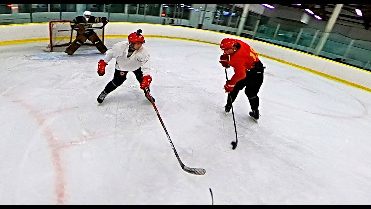 THE TOE SHOW | 3 on 3 GoPro Hockey - YouTube