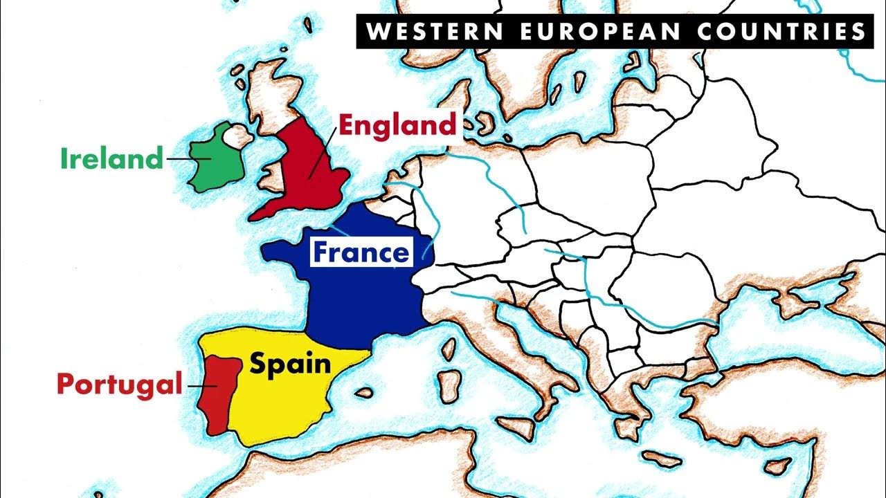 CC Cycle 2 Week 3 Geography: Western European Countries (Song and Map ...