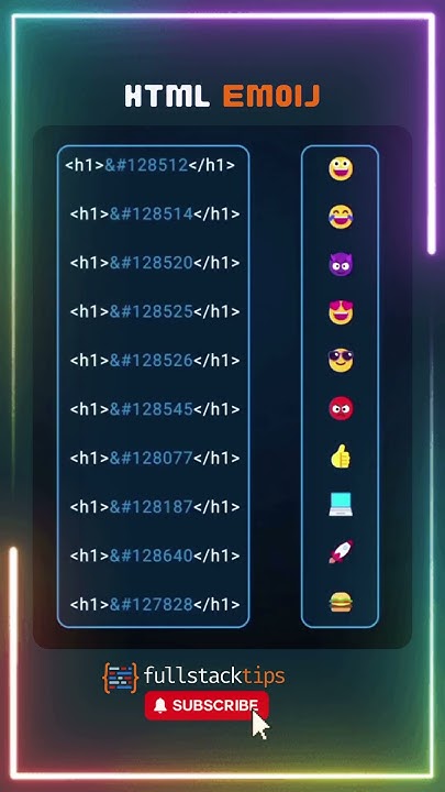Htmlcsstips 08 Html Emoij Htmlcss Html Fullstack Css Css Css3 3612