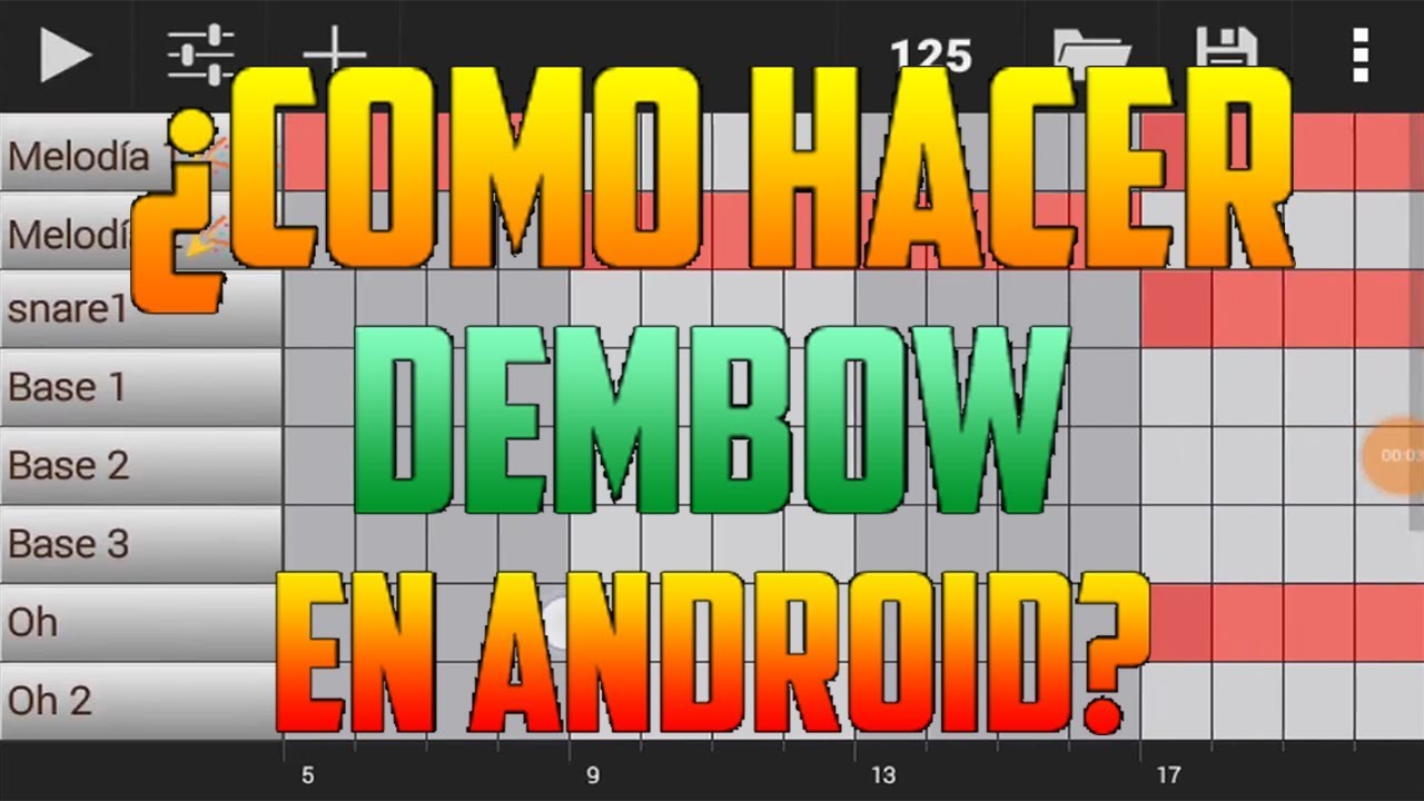 Cómo hacer "Dembow" en GrooveMixer android. Fácil y Sencillo ...