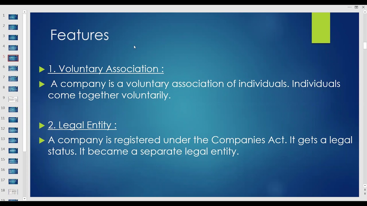 Ch. 1. Introduction to company Accounts .(part 1) - YouTube