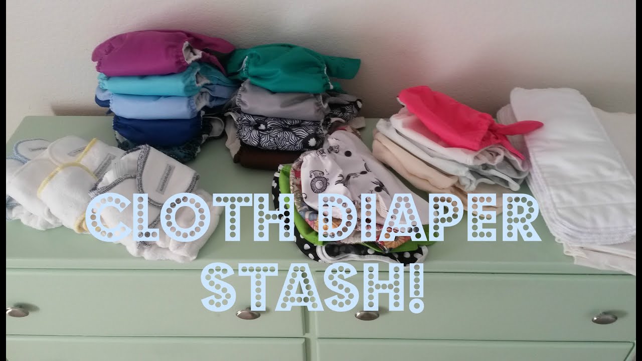 Cloth Diaper Stash - Our Little But LOVED Stash! - YouTube