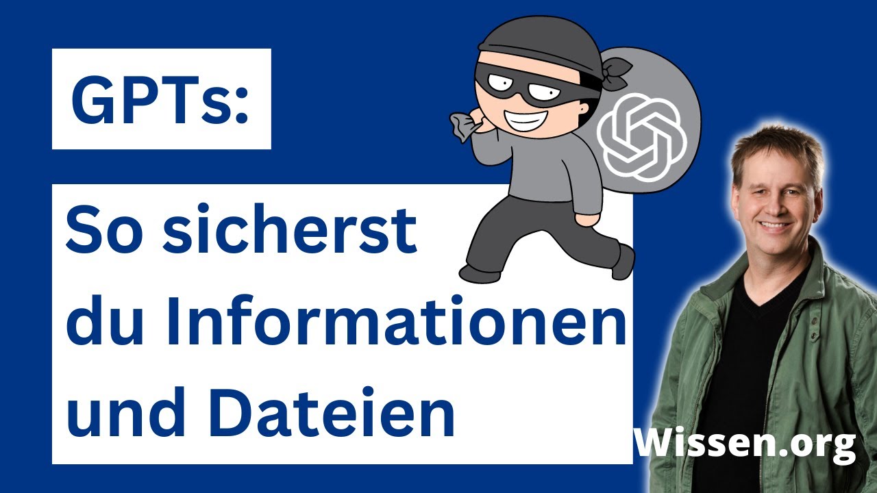 GPTs: So sicherst du Informationen und Dateien - YouTube
