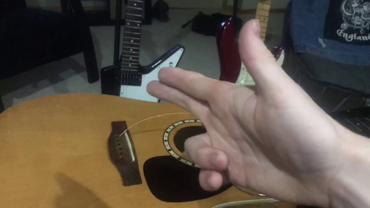 Guitar Strings Stop Motion - YouTube