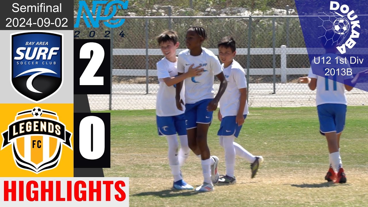 Bay Area Surf 13B Pre-MLS 2-0 Legends FC B13 Pre-ECNL | Nat'l Prem Cup ...