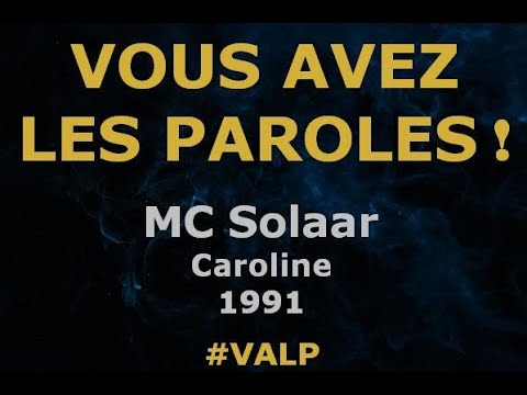 MC Solaar - Caroline - Paroles lyrics - VALP - YouTube