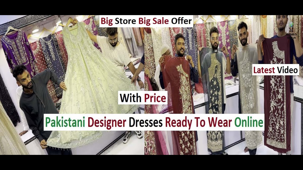 Pakistani Designer Dresses Ready To Wear Online - Gown Design Maxi ...