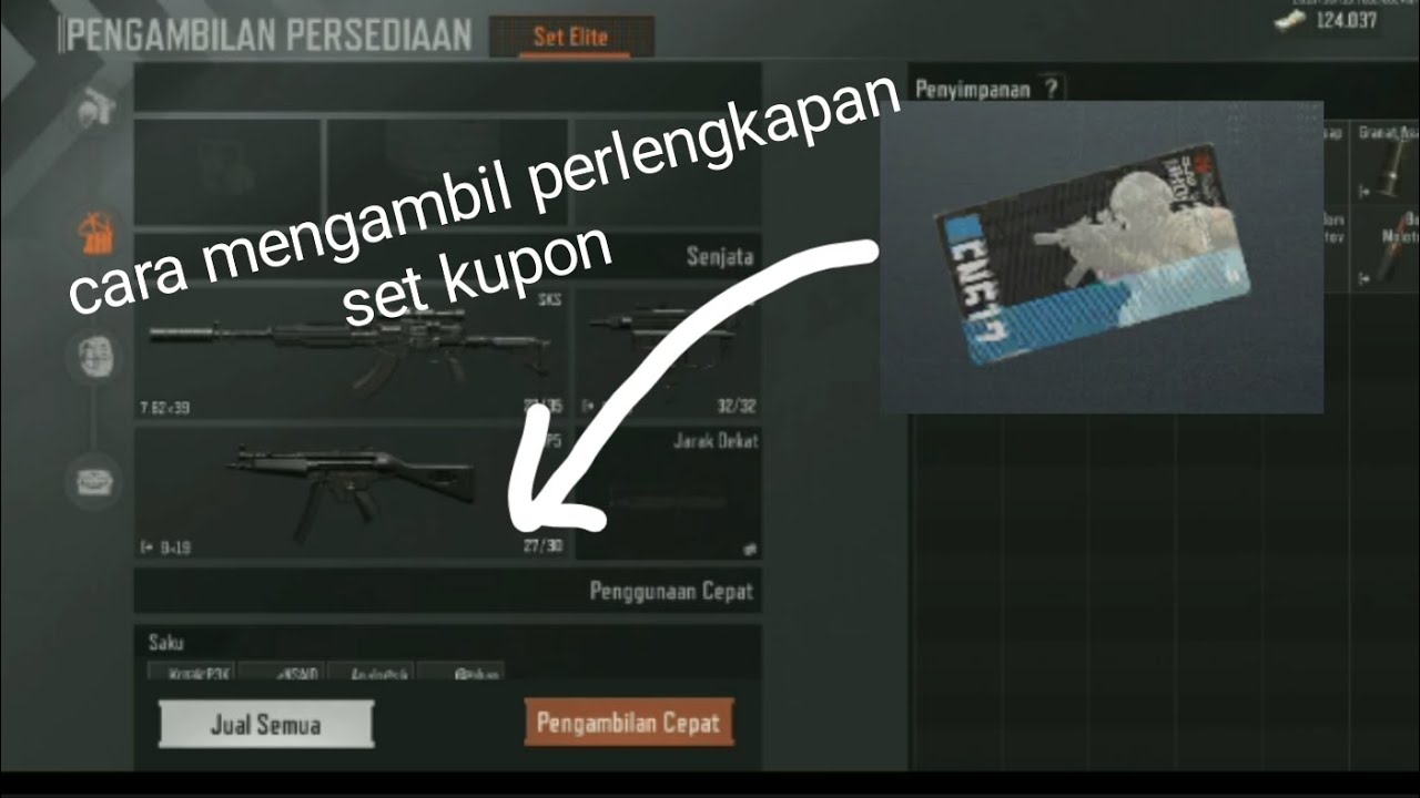 Cara mengambil perlengkapan set kupon | Arena Breakout-lite - YouTube