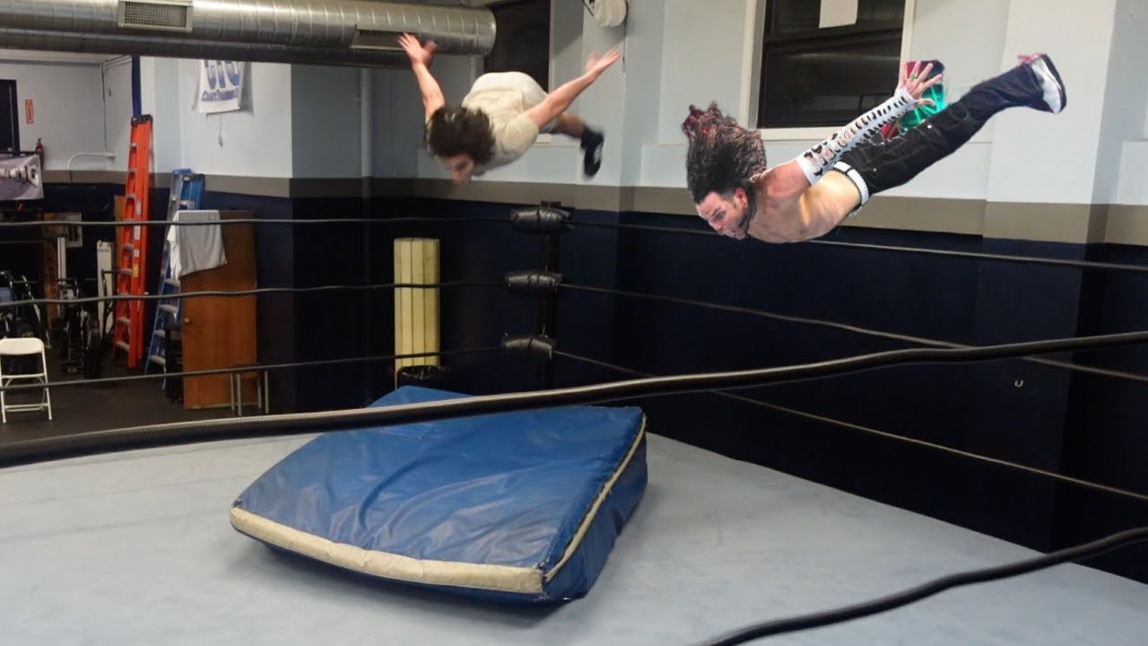 Learning How To Do A Swanton (Becoming a Pro Wrestler) - YouTube