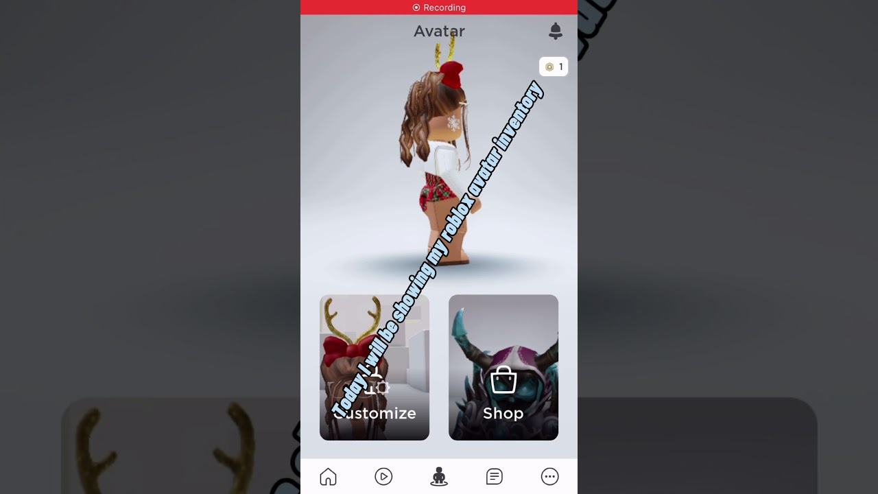 Showing my roblox avatar inventory - YouTube