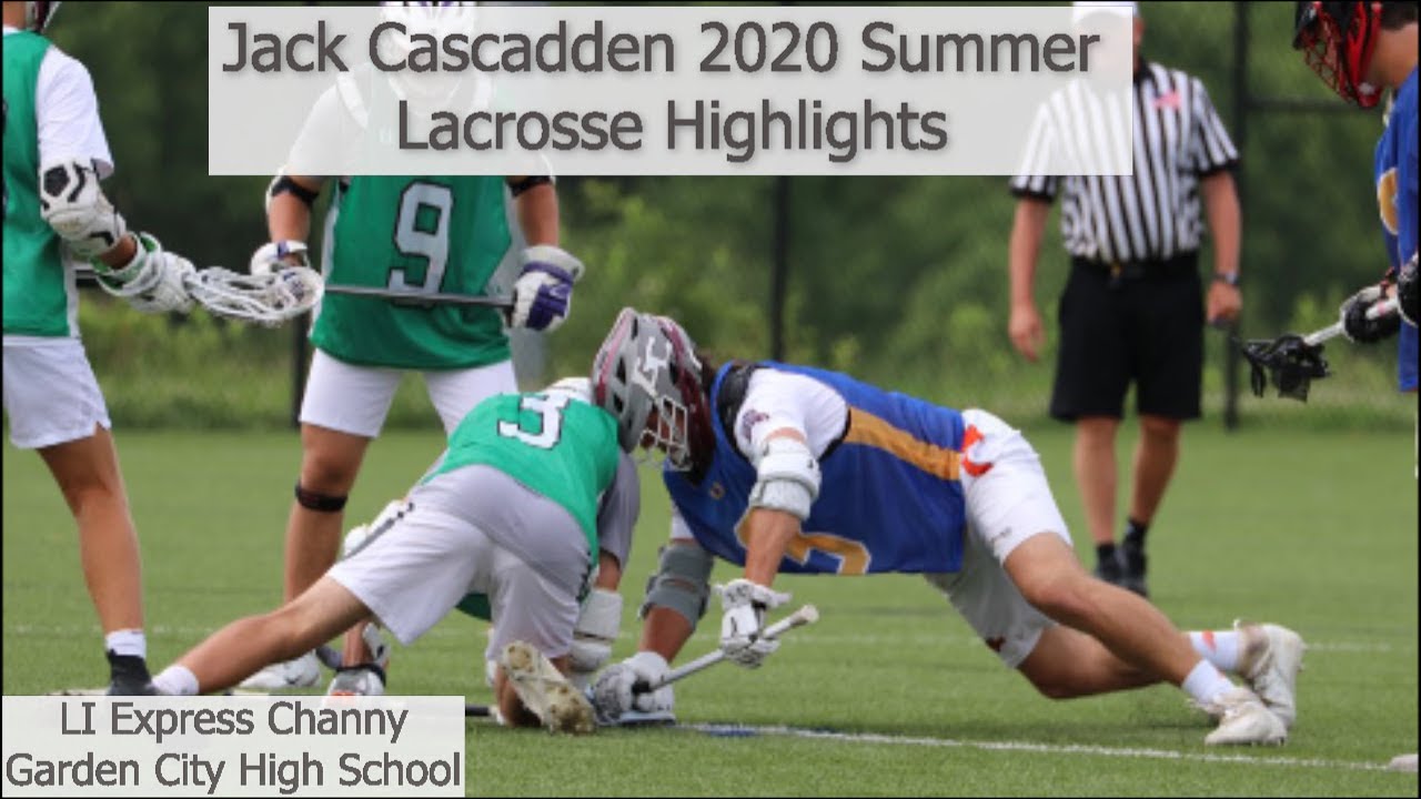 Jack Cascadden 2020 Summer Lacrosse Highlights - YouTube