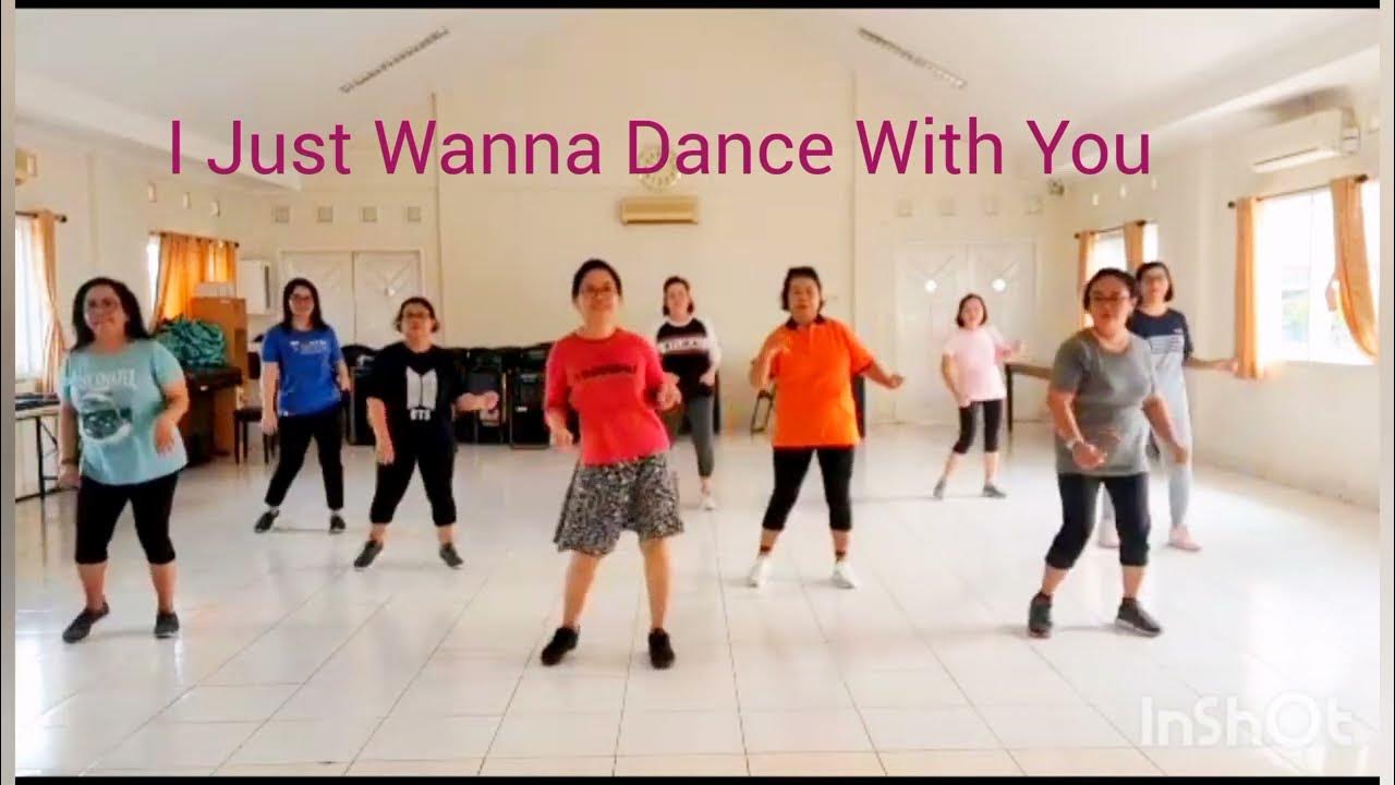 I Just Wanna Dance With You | Line Dance | Choreo : Threes Parka - YouTube