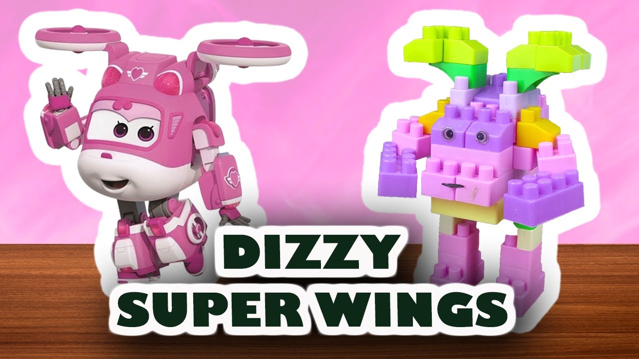 Cara Membuat Dizzy Super Wings Dari Balok Susun | Lego Block - YouTube