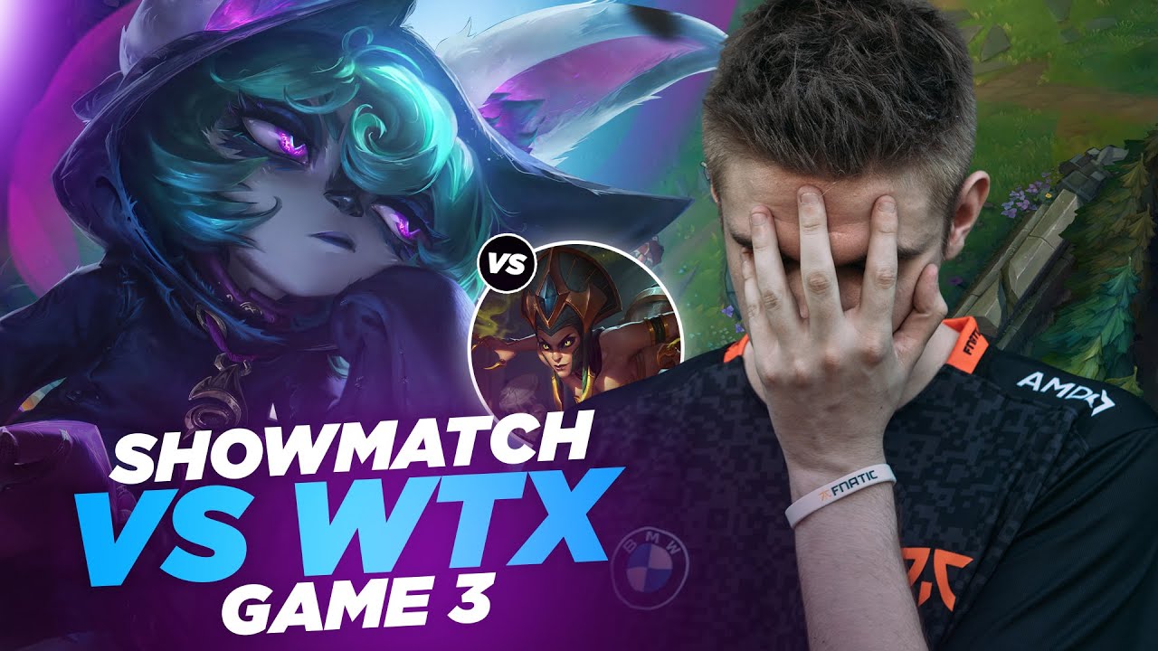 RHOBALAS : SHOWMATCH VS WTX - VEX VS CASSIO | LOL FR - YouTube