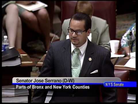 NYS Senator Jose Serrano session comments on immigration reform - 5/4 ...