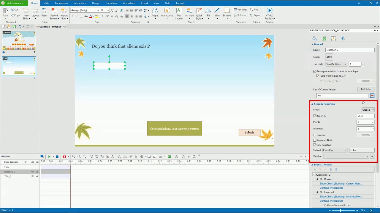 Using Fill in Blank Questions to Create eLearning Quizzes - YouTube