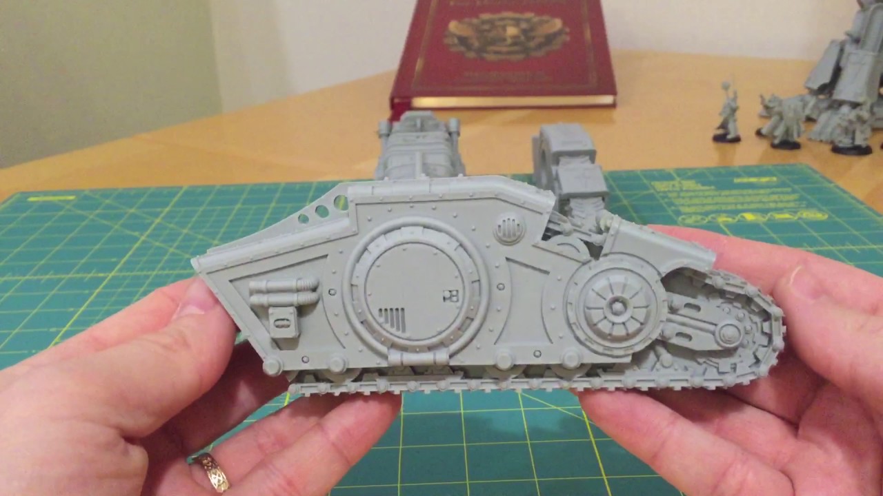 Mechanicum Macrocarid Explorator: Out of the pack review - YouTube