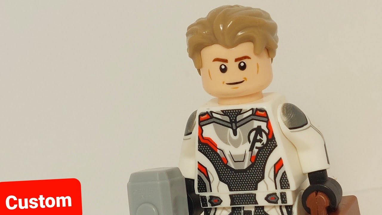 Custom Lego Marvel : Steve Rogers - YouTube