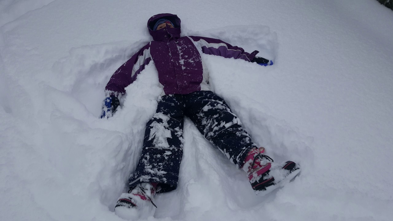 Snow Angel Fail - YouTube