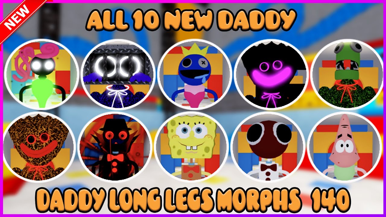 [🎉UPDATE🎉] Daddy Long Legs Morphs - How To Get ALL 10 NEW DADDY ...
