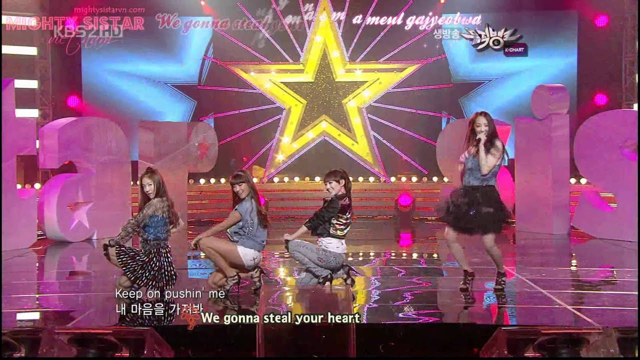 [Vietsub + R + H] 100604 SISTAR - Push Push (Debut Stage) - YouTube