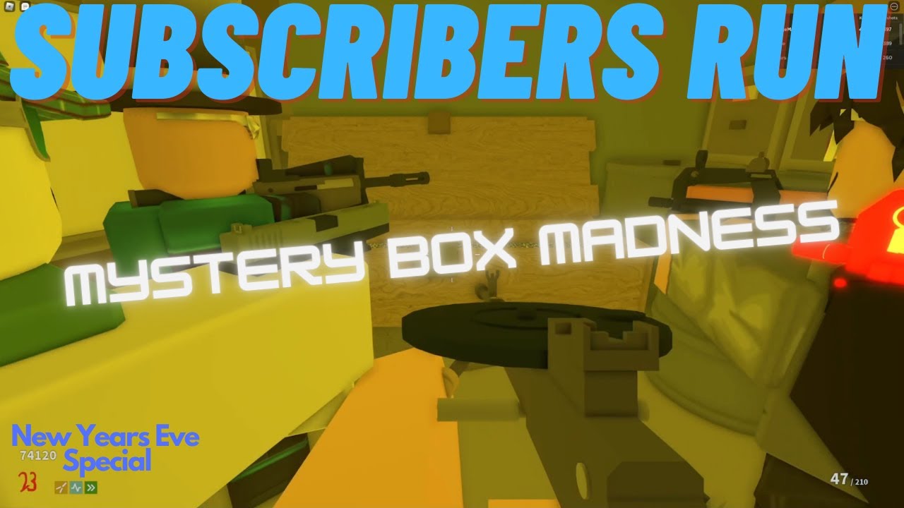 Roblox Project Lazarus: Mystery Box Madness Sub Run (NYE Special) - YouTube